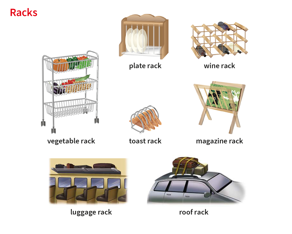 Rack 1 Noun Definition Pictures Pronunciation And Usage Notes Rack 1 Noun Definition Pictures Pronunciation And Usage Notes